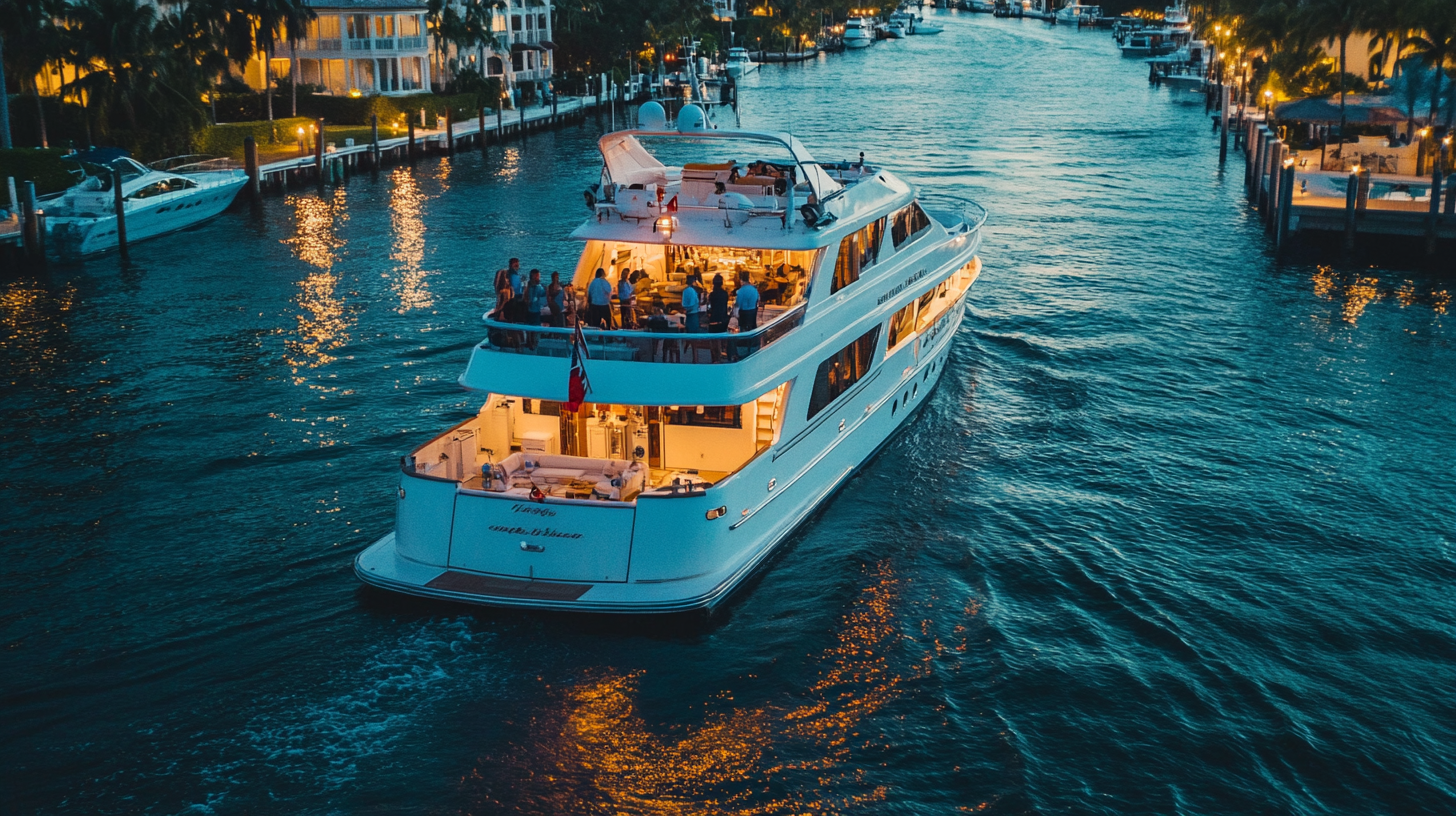 100 Person Yacht Charter in Fort Lauderdale | Book now!